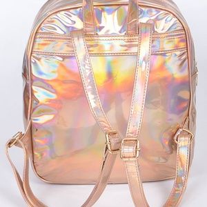 3Am Forever | Bags | Holographic Heart Shape Backpack | Poshmark
